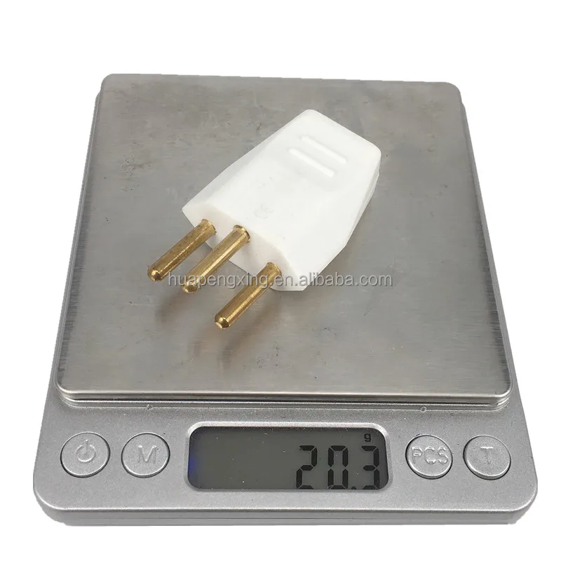 swiss wiring with plug Type J round connector 3 pin Switzerland plug ...