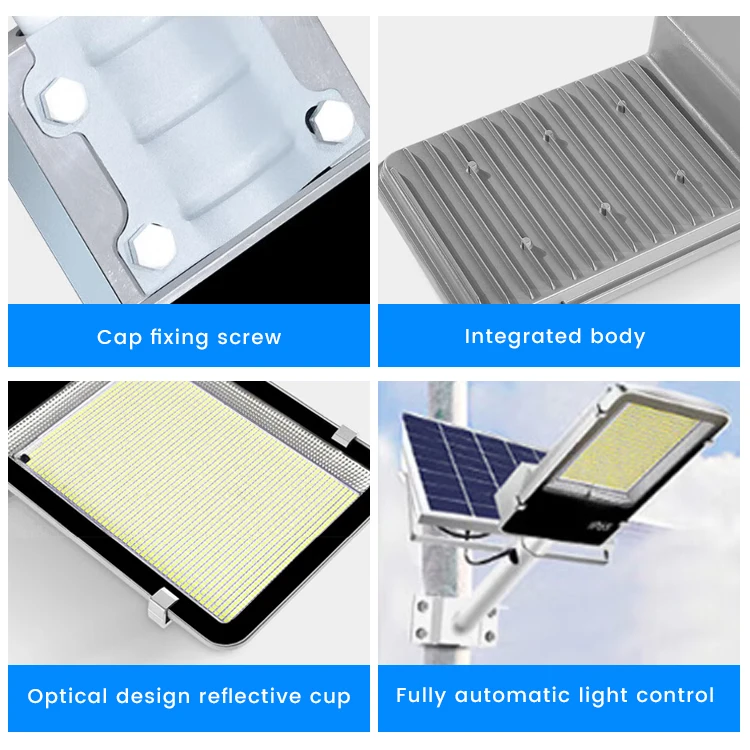 High Luminaria Solar Integrated Outdoor Waterproof Ip65 Solar All in 1 ...