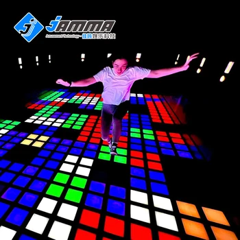 Super Grid Jumping Amusement Park Activate Games Led Floor Interactive ...