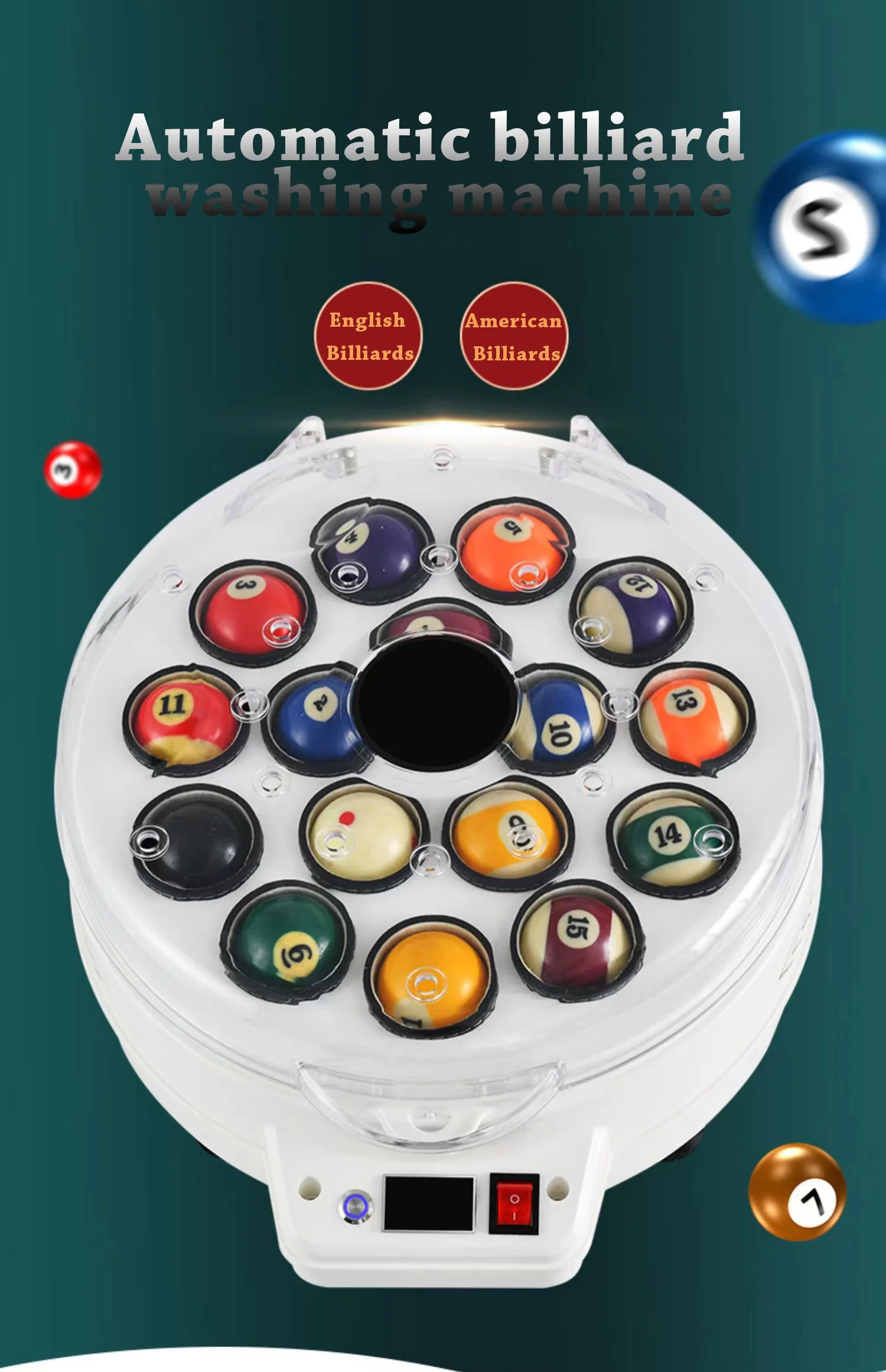 Hot Selling New Design High Quality Automatic Billiards Cleaning ...