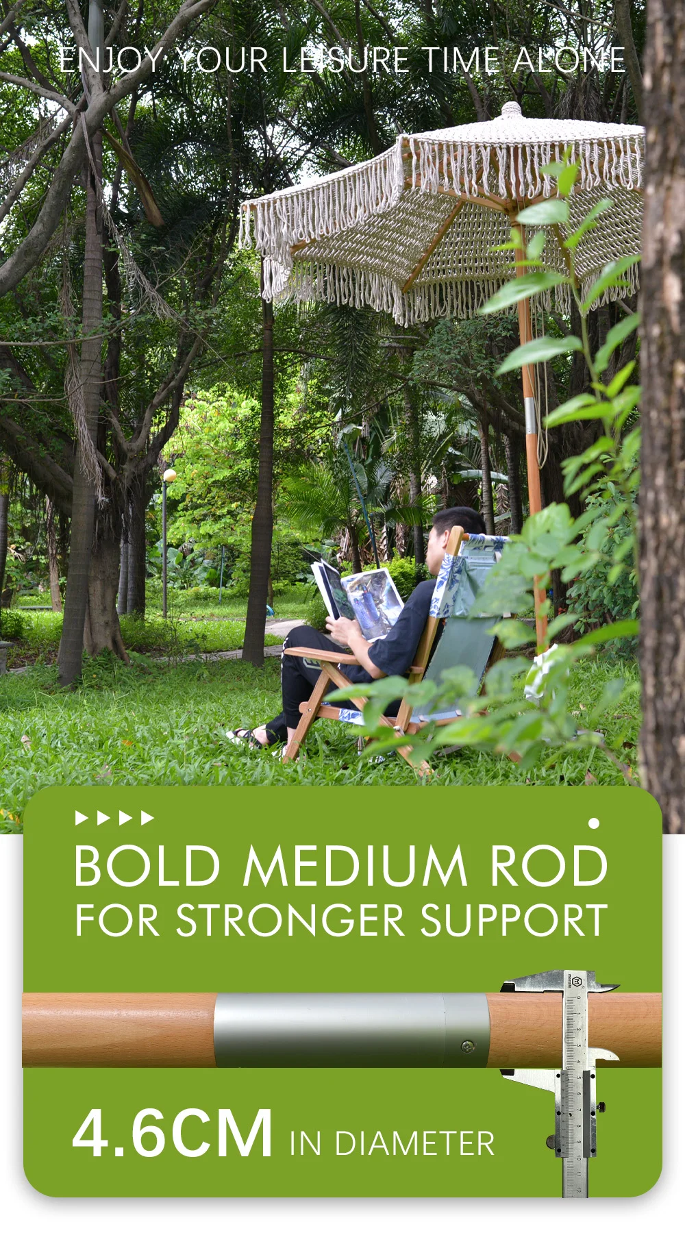 Shop Our Collection of Outdoor Garden Lace Handwoven Teak Umbrellas for ...