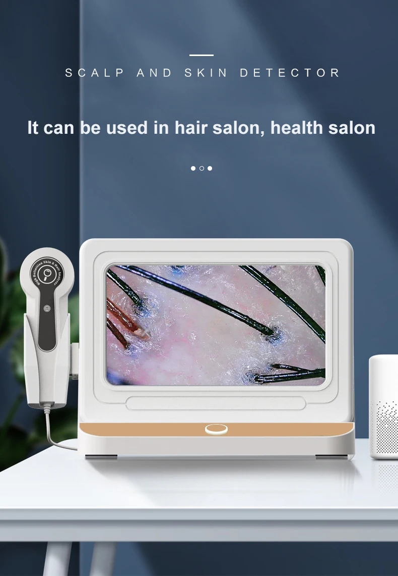 Hd Hair Follicles & Scalp Analyzer - Portable Skin & Hair Analyzer ...