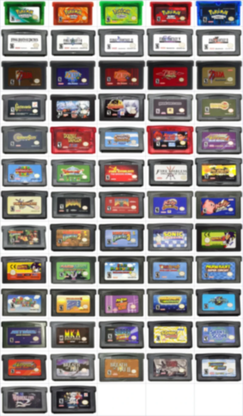 Video Game Cards Super Ma Bros 3 Advance 4 Game Cartridge For Gba Ndls ...