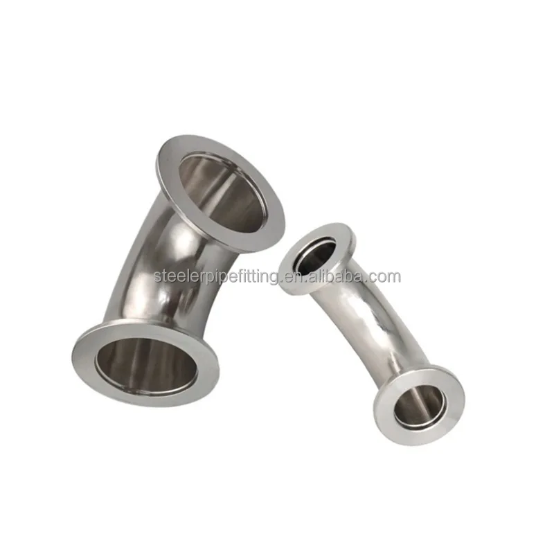Stainless Steel Sanitary Kf 25 Kf 40 Kf50 90 Degree Elbow - Buy Stainless Steel Kf16 Kf25 Kf40 ...
