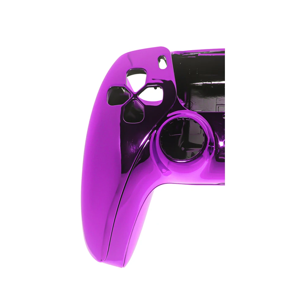 Rosa-red Color For Ps5 Gamepad Games Controller Chrome Front Back Case ...