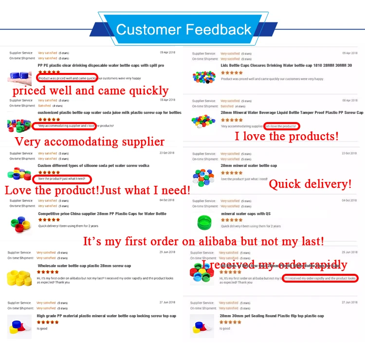 Popular Bottle Closures 30mm Pco 1810 1881 Red Green Blue 28mm Plastic ...