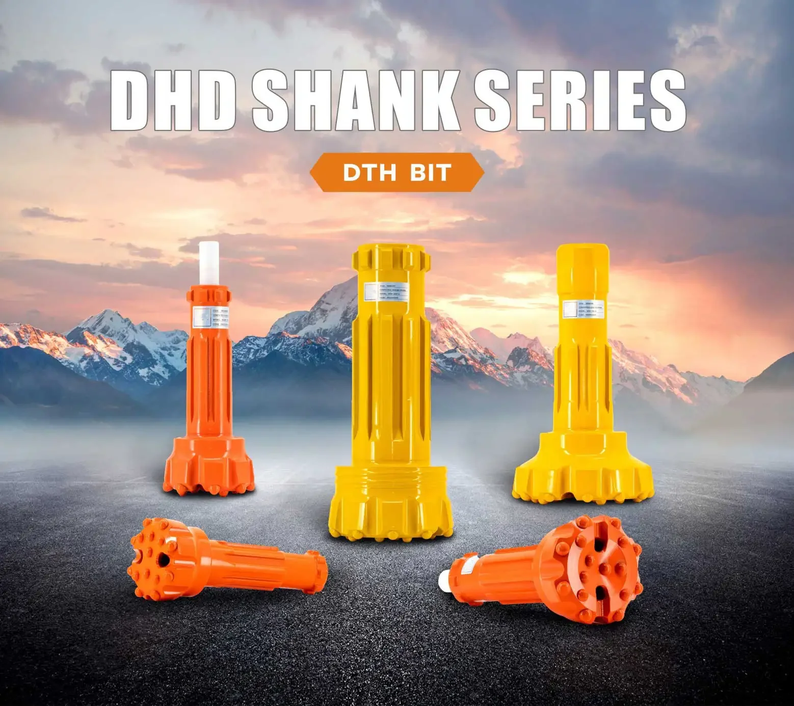 4 Inch SD Shank Water Well Drilling Parts Mining Drilling Bits SD4 DTH ...