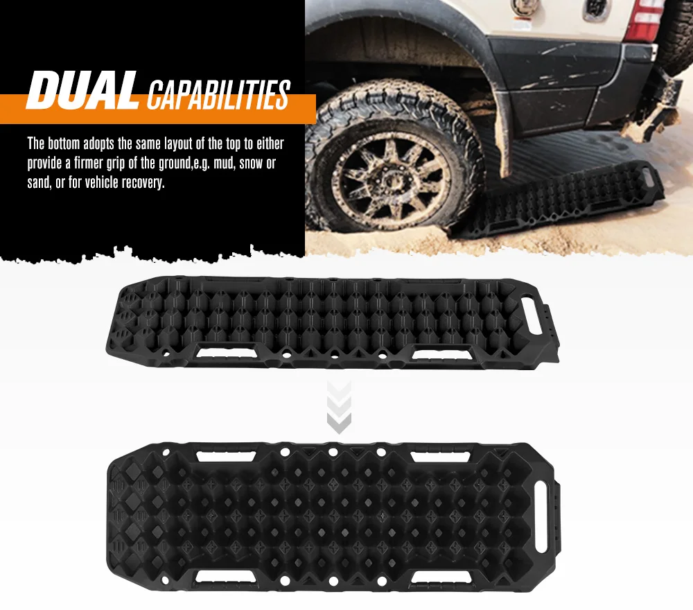 BUNKER INDUST Nylon Rubber Recovery Tracks - Heavy Duty