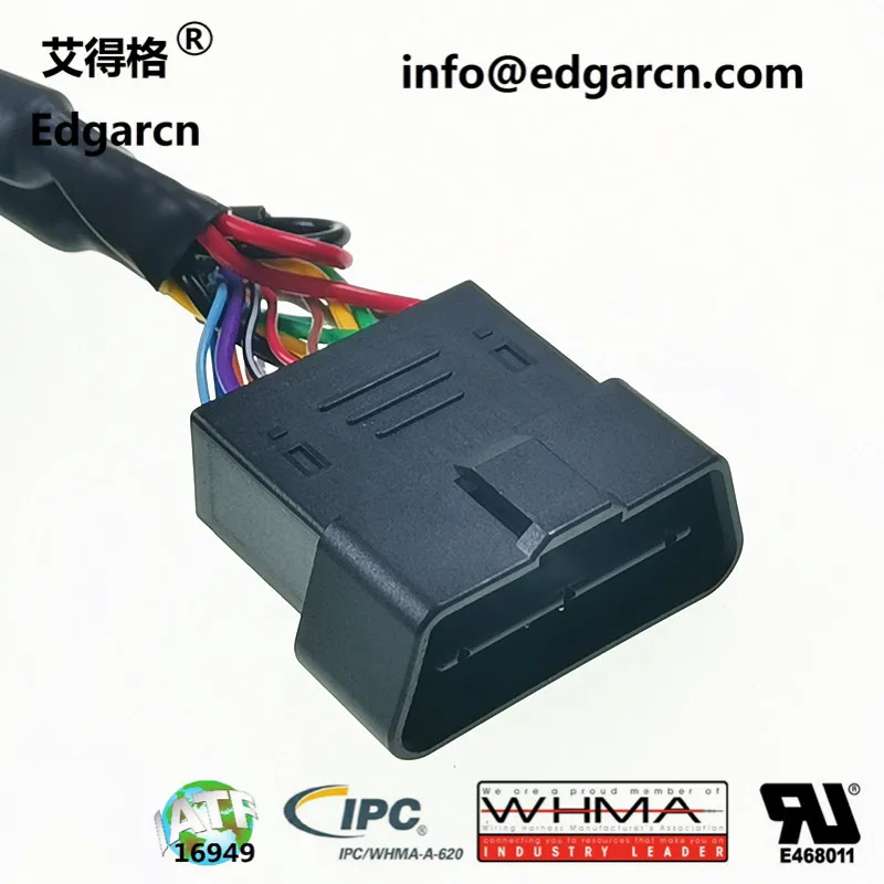 J1962 16pin Obd Connector For Wire Harness - Buy J1962 Obd,16pin Obd ...