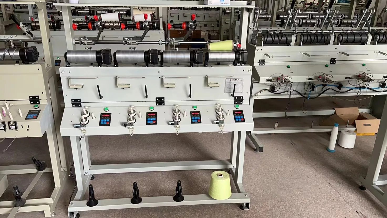 4head High Speed Coning Machine - Iron Tight Winding in Japan