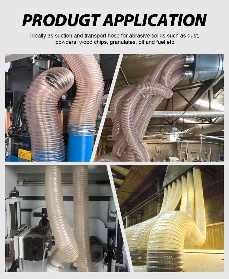 Anti Static Version Polyurethane Pipe Ventilation Hose 0.6mm 0.8mm 1mm ...