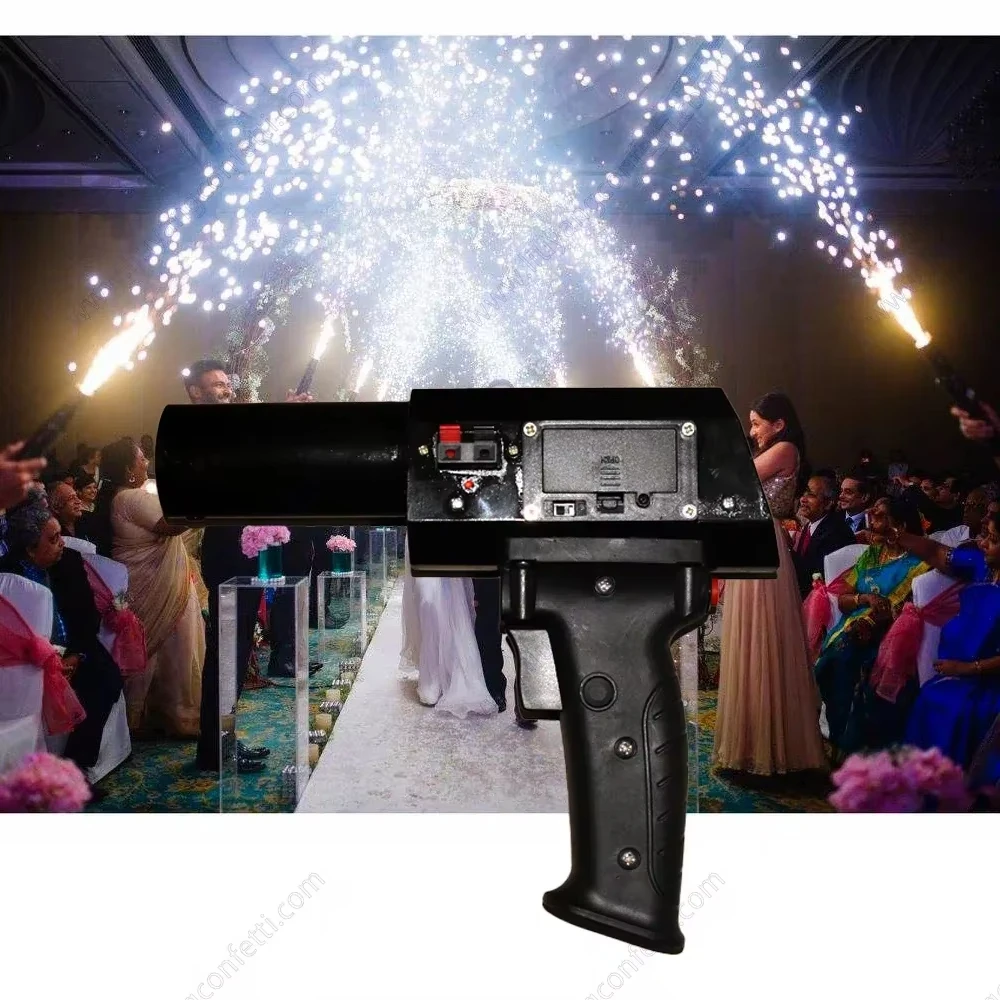 Hand Hold Cold Pyro Gun for Wedding Cold Spark Fountains