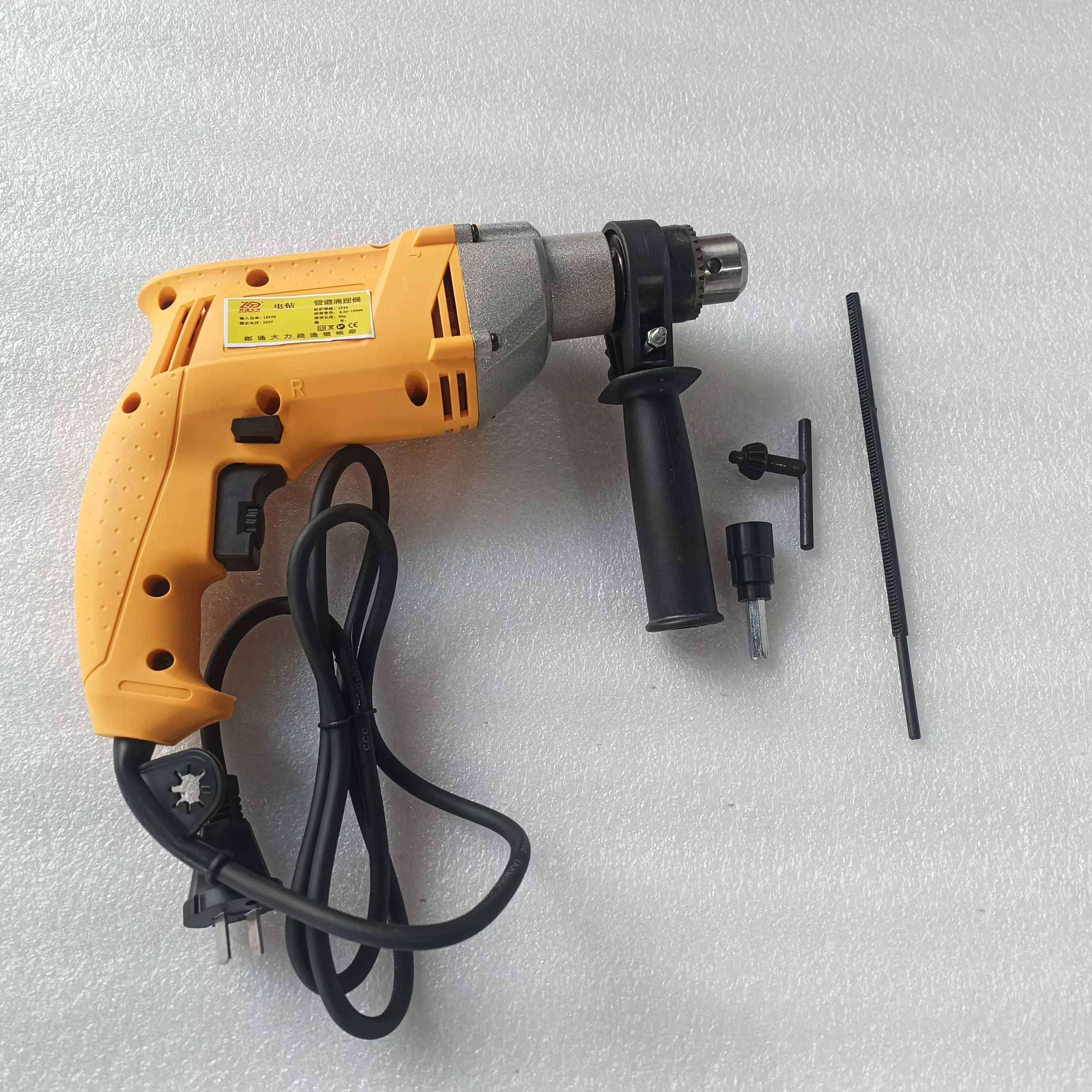 Portable Mini Electric Drill Machine High Power 110-220v Single Speed ...