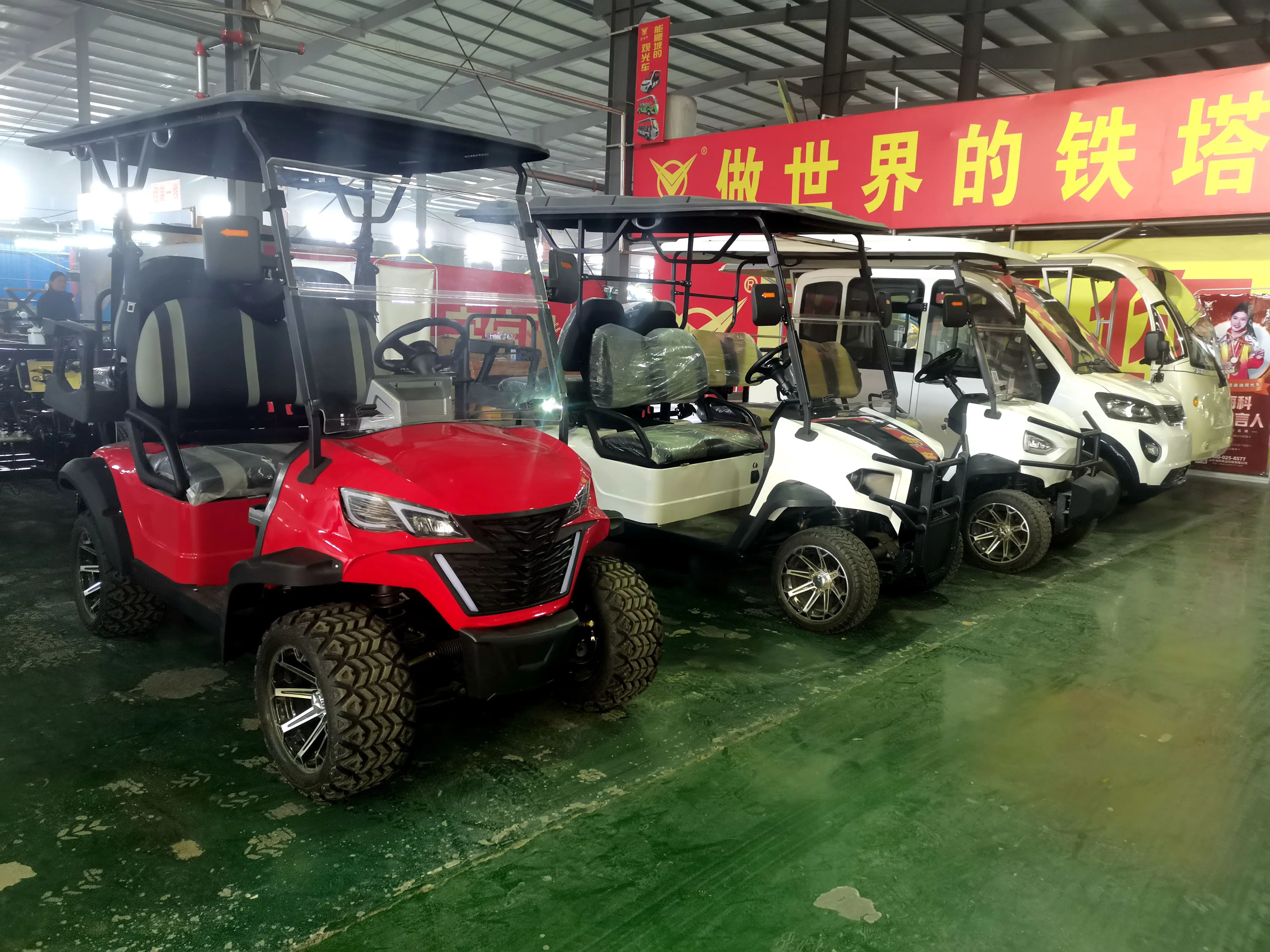 2 4 6 Seater Electric Golf Carts Chinese Club Prezzi Four Enclosed ...