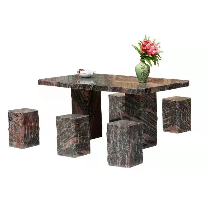 Beige Travertine Flower Pot Planters - Customized for Garden Decor