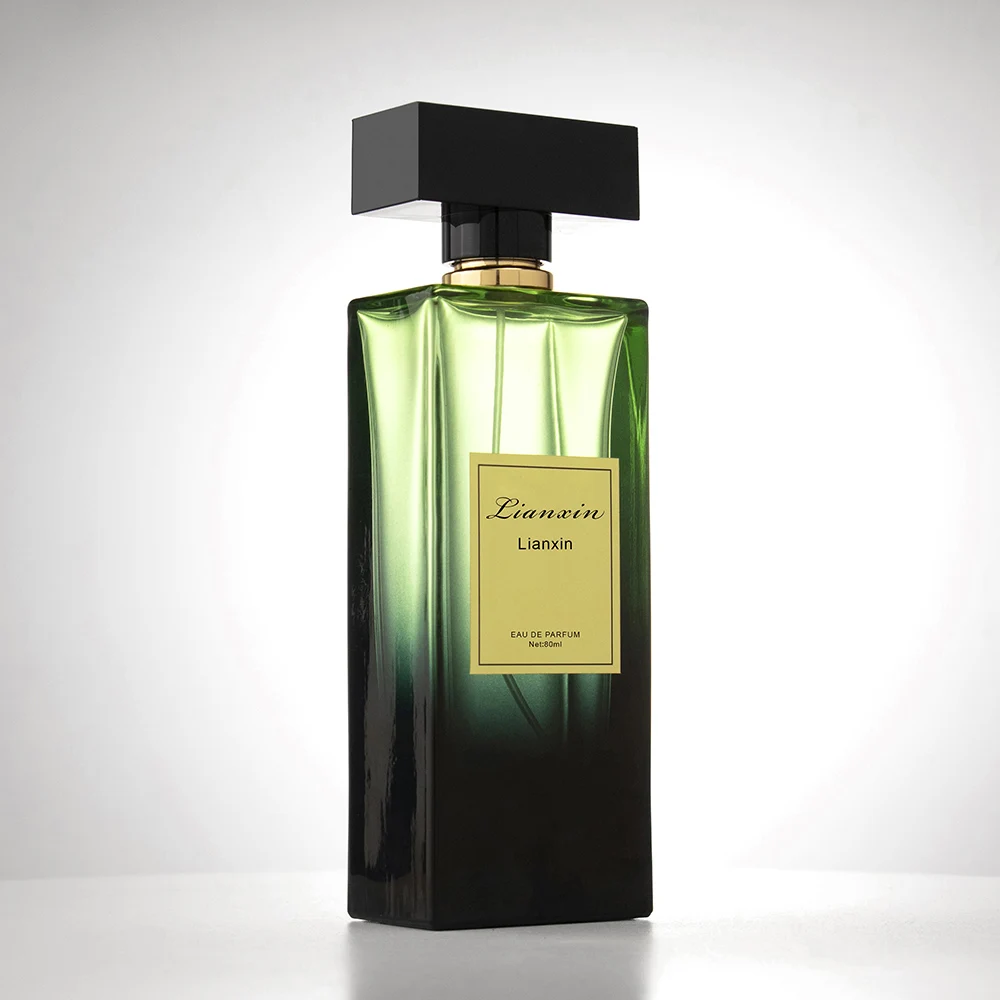 Luxury Flat Glass Square Perfume Bottle 80ml Men's Customized Empty ...