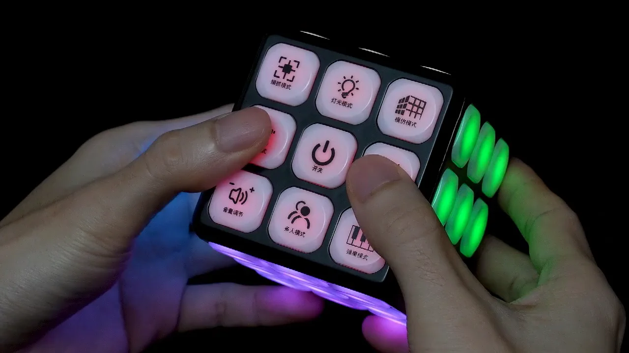 Light Flashing Cube Electronic 9 Fun Brain & Memory Games For Kids ...