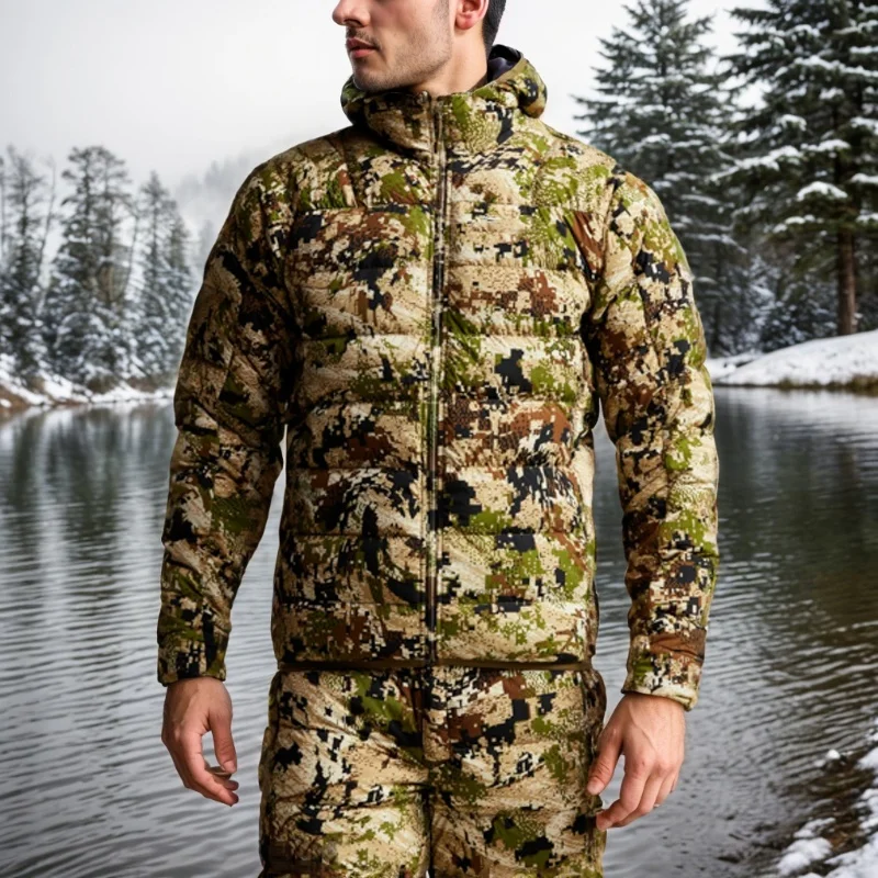 Kelvin Lite Down Jacket Spring Camouflage Fishing Hunting Clothing ...