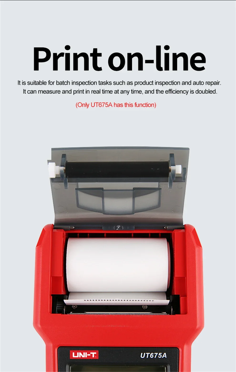 Uni-t Ut675a 12v 24v Car Vehicle Battery Tester With Printer For Start ...