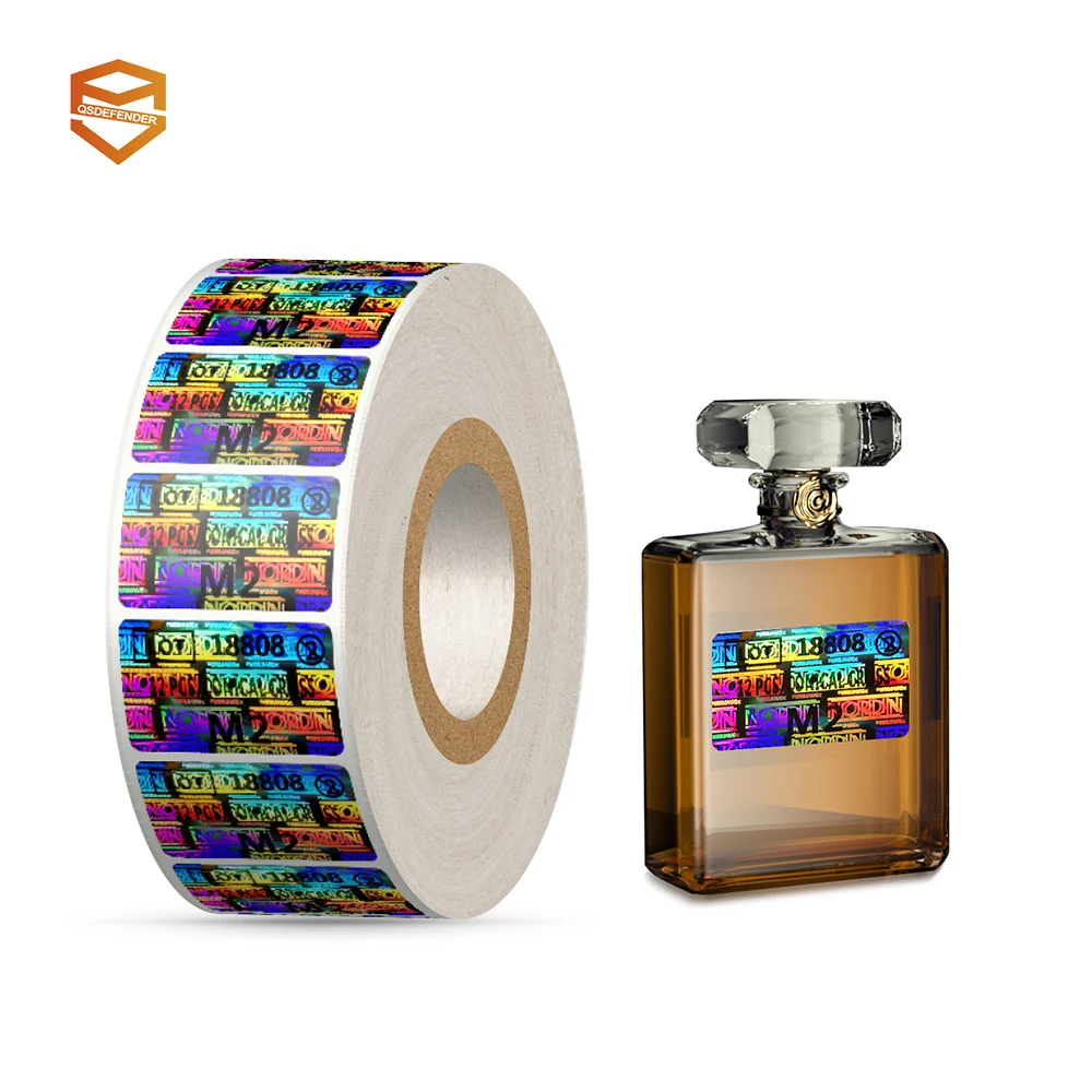 Customizable bottle label template printable perfume hologram labels ...