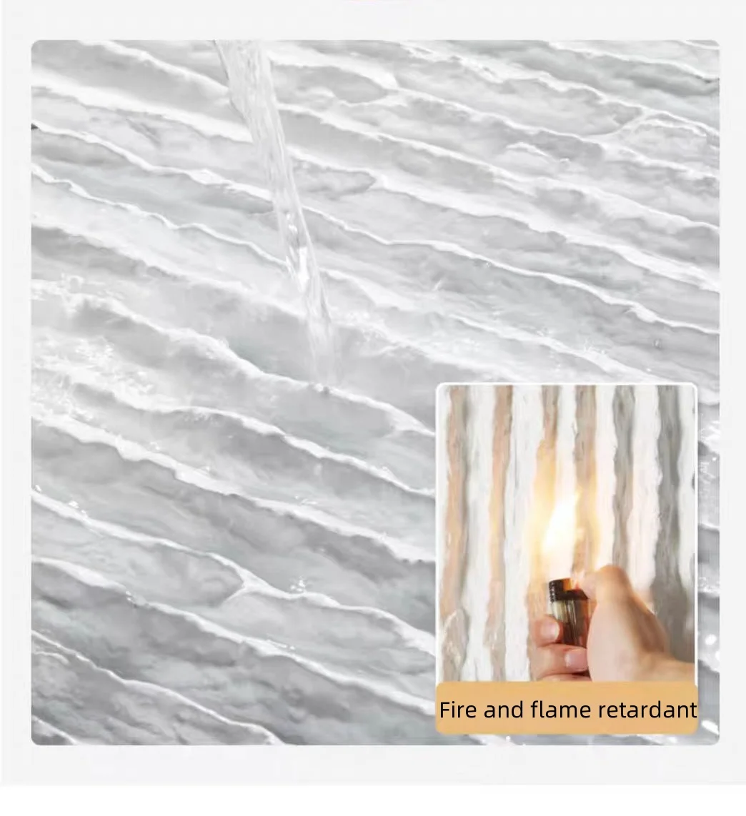 Luxury PU Faux Artificial Stone One Panel One Wall Decorative Wall Panel Polyurethane Rock ...