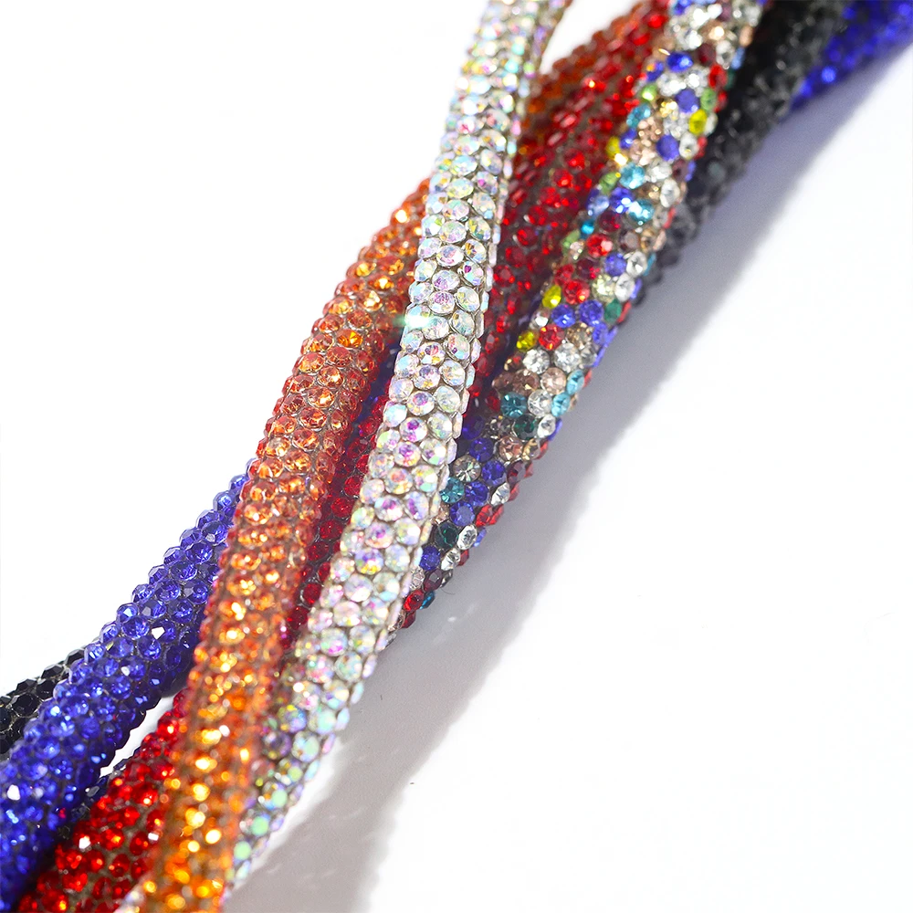 Buling Rhinestone String Trim Shoes Decoration Sequin Rope Wedding ...
