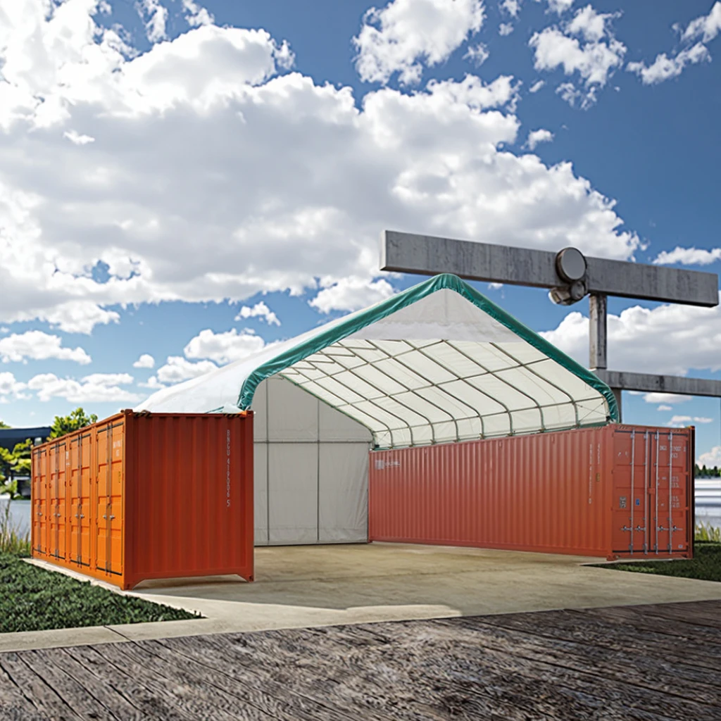 Durable 30x40ft Car Storage Container - Waterproof & Galvanized