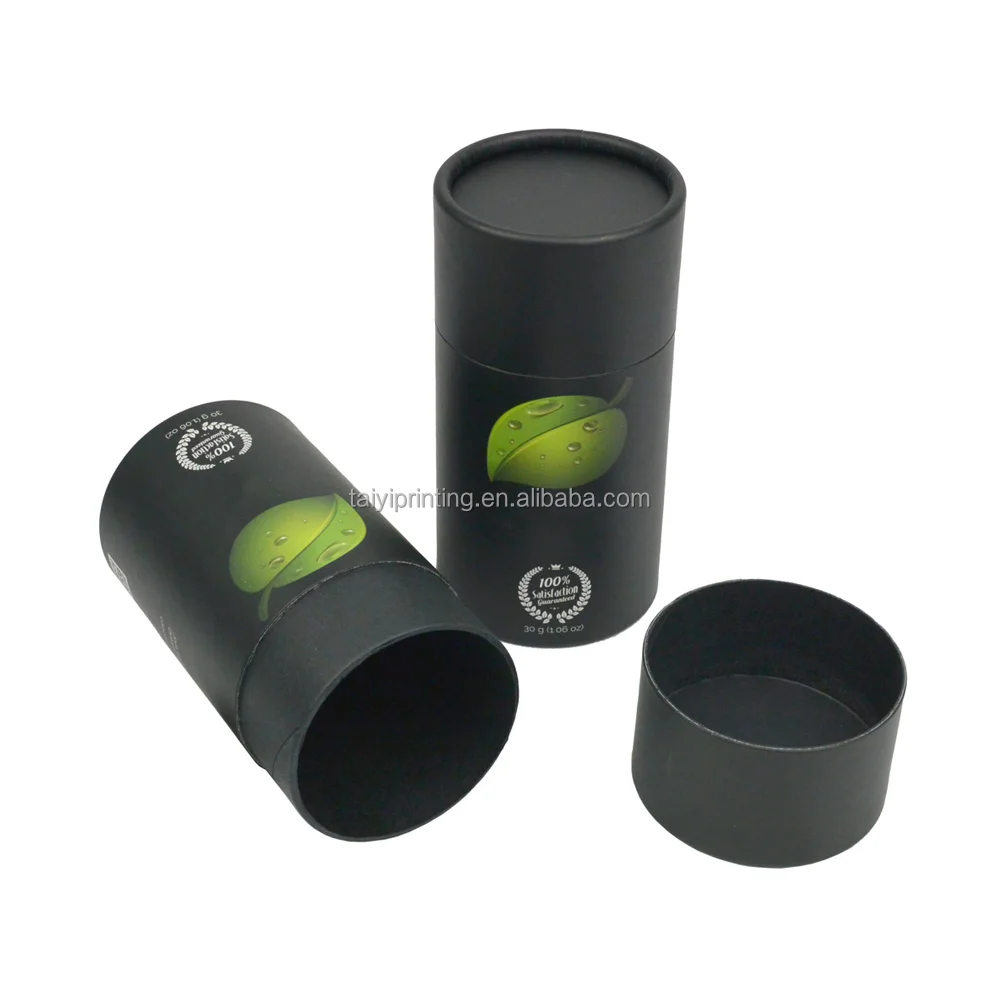 Cylinder Cardboard Gift Tube Tea Box Custom Logo Luxury Round Paper ...