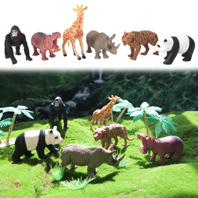 Realistic Dinosaur Figure Model Mini Toys Ocean Wild Forest Model ...