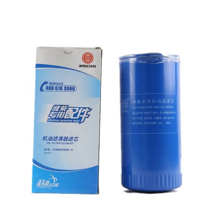 61000070005 JX0818 Weichai Diesel Oil Filter for Trucks