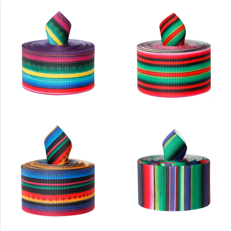 Rainbow Mexican Ribbon for Crafts - Colorful & Versatile