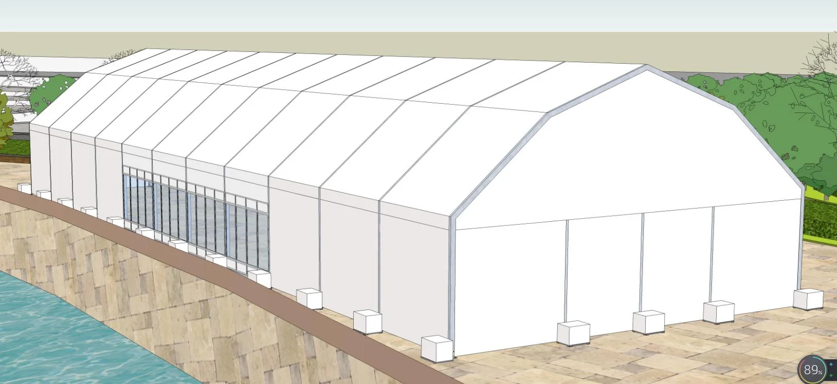 High Quality A Shape Tent Outdoor Wedding Tent Custom Large Waterproof ...