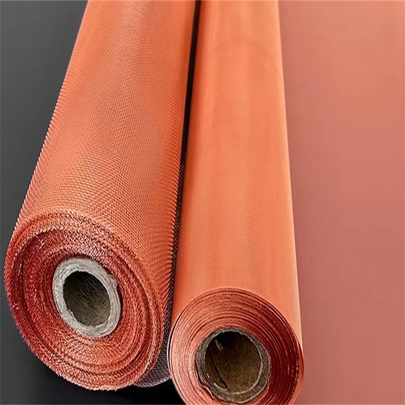 Hebei Factory Copper Wire Shielding Mesh 200 Micron Red Cooper Wire ...