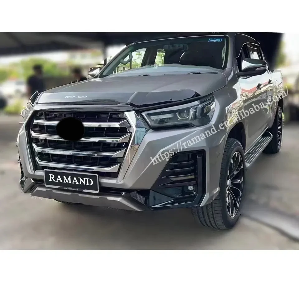 Car Front Bumper For Hilux Revo 2016-2021 Upgrade Body Kit For Hilux ...