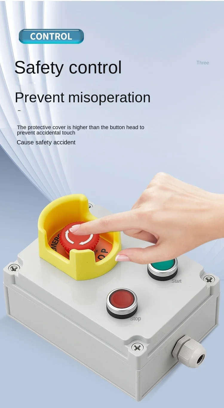 Plastic Emergency Stop Button Protective Cover Push Switch Button Guard ...