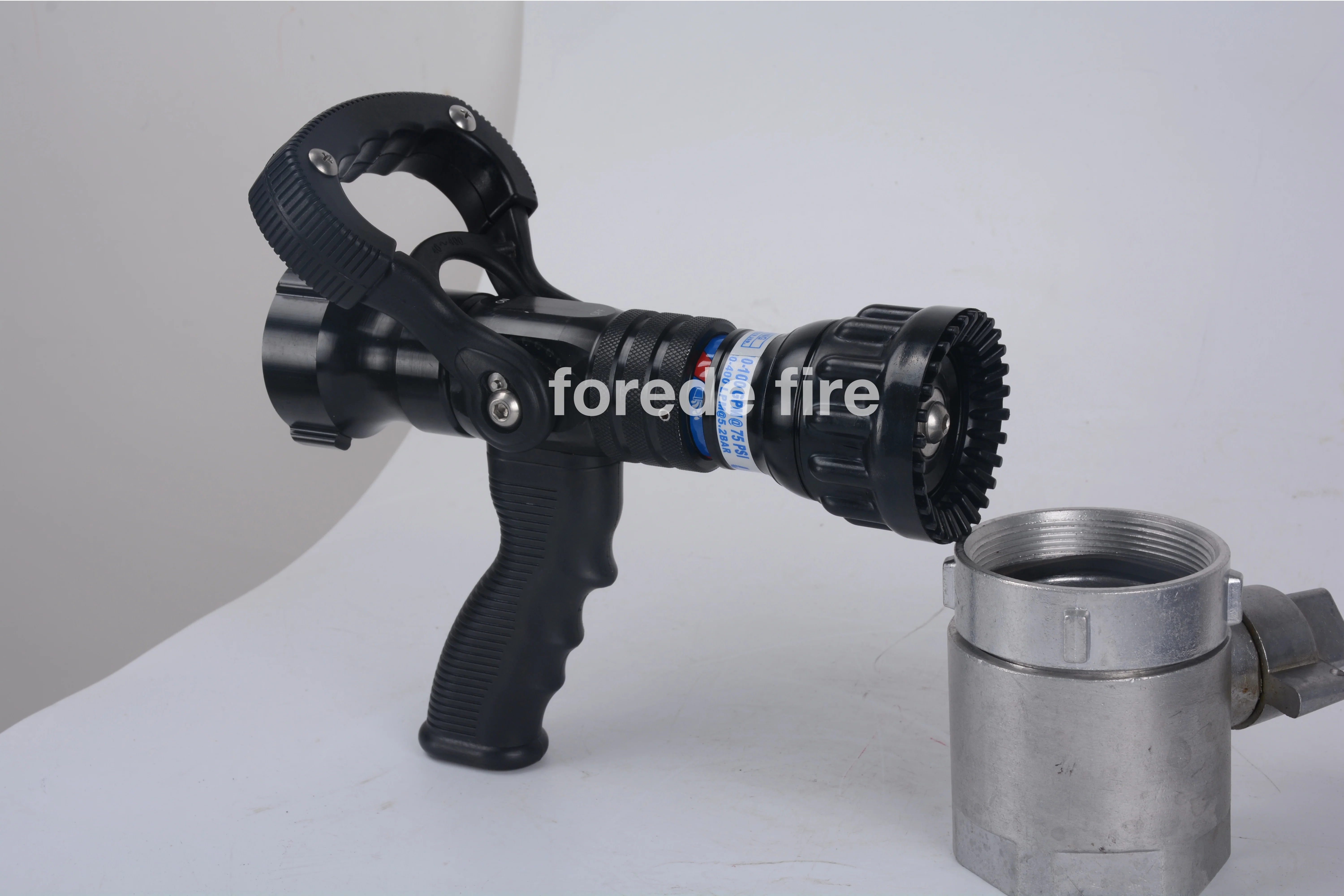 40-400 LPM Automatic Pistol Grip Fire Hose Nozzle for Fire