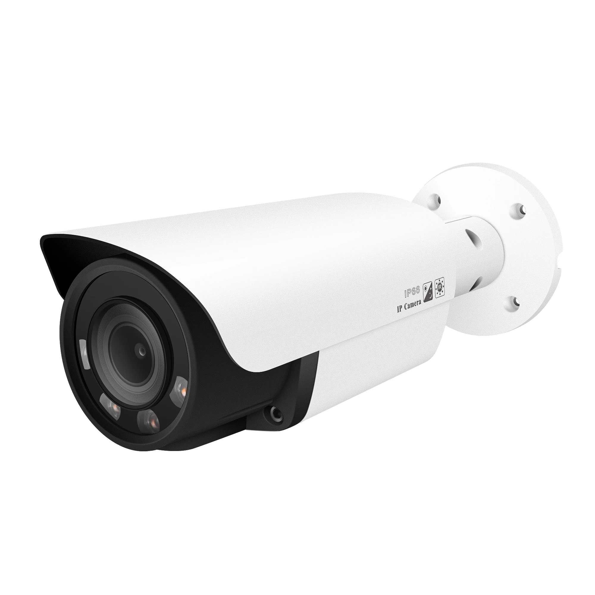 12MP Dual-Light Motorized Zoom Bullet POE IP Camera Outdoor Security ...
