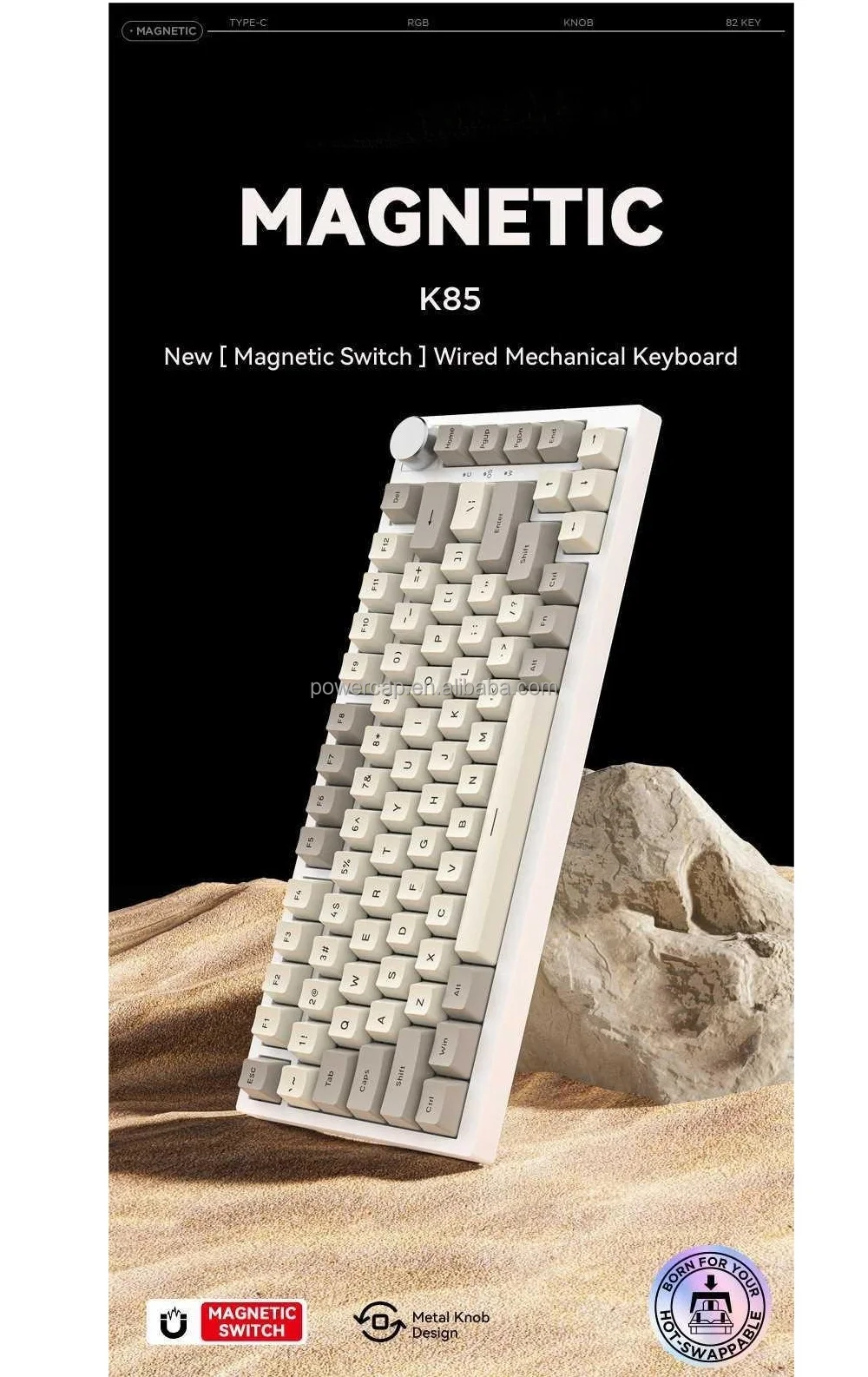 Attack Shark K85 English/Russian Gaming Magnetic Axis Mechanical ...