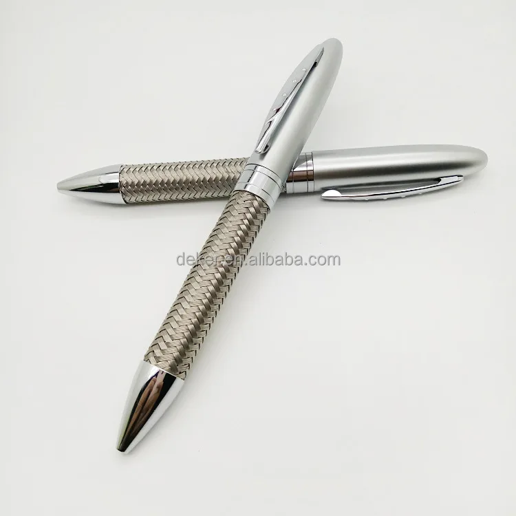 Customized LOGO Stainless Steel Wire Braid Pen Design