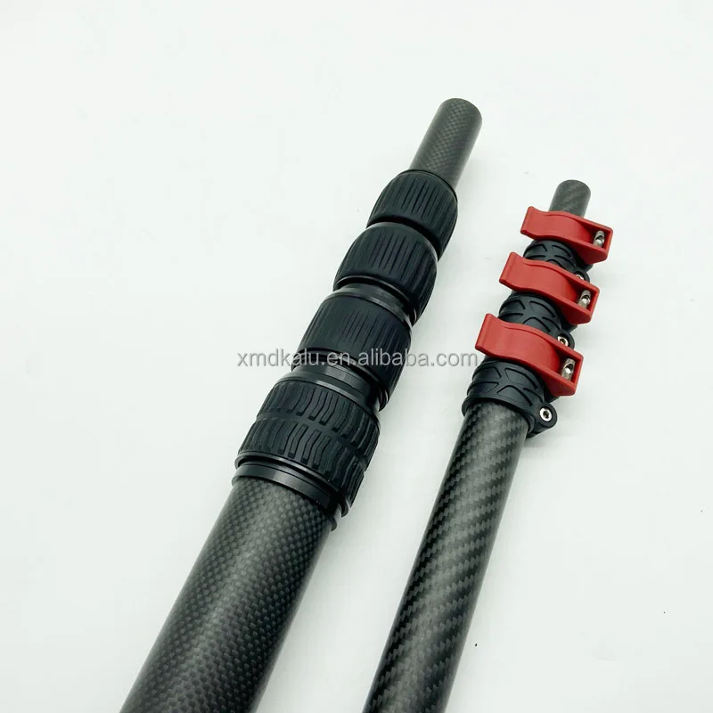2021 Flip Lock Carbon Fiber Telescopic Pole for Outdoor Sports