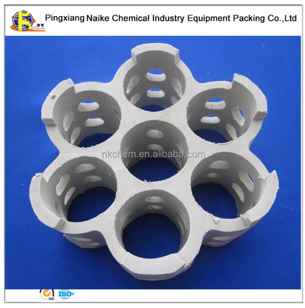 Light Porcelain Packing Ceramic Scrubber Packing For Washing Benzene ...