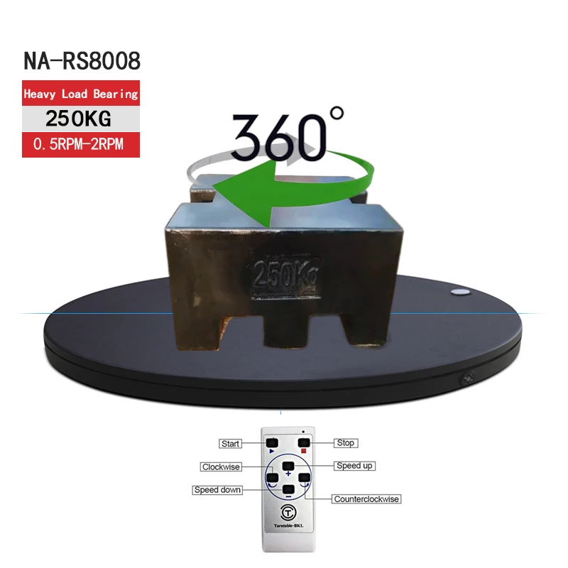 Electric Turntable - 80cm Rotating Stand for Christmas Display