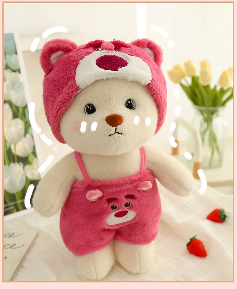 Kawaii Disguise Teddy Bear Kid's Plush Toys - Soft & Warm