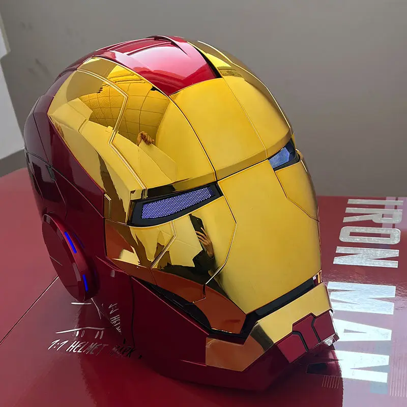 2024 Iron Man Mk5 Helmet Voice Control/remote Control/touch Control ...