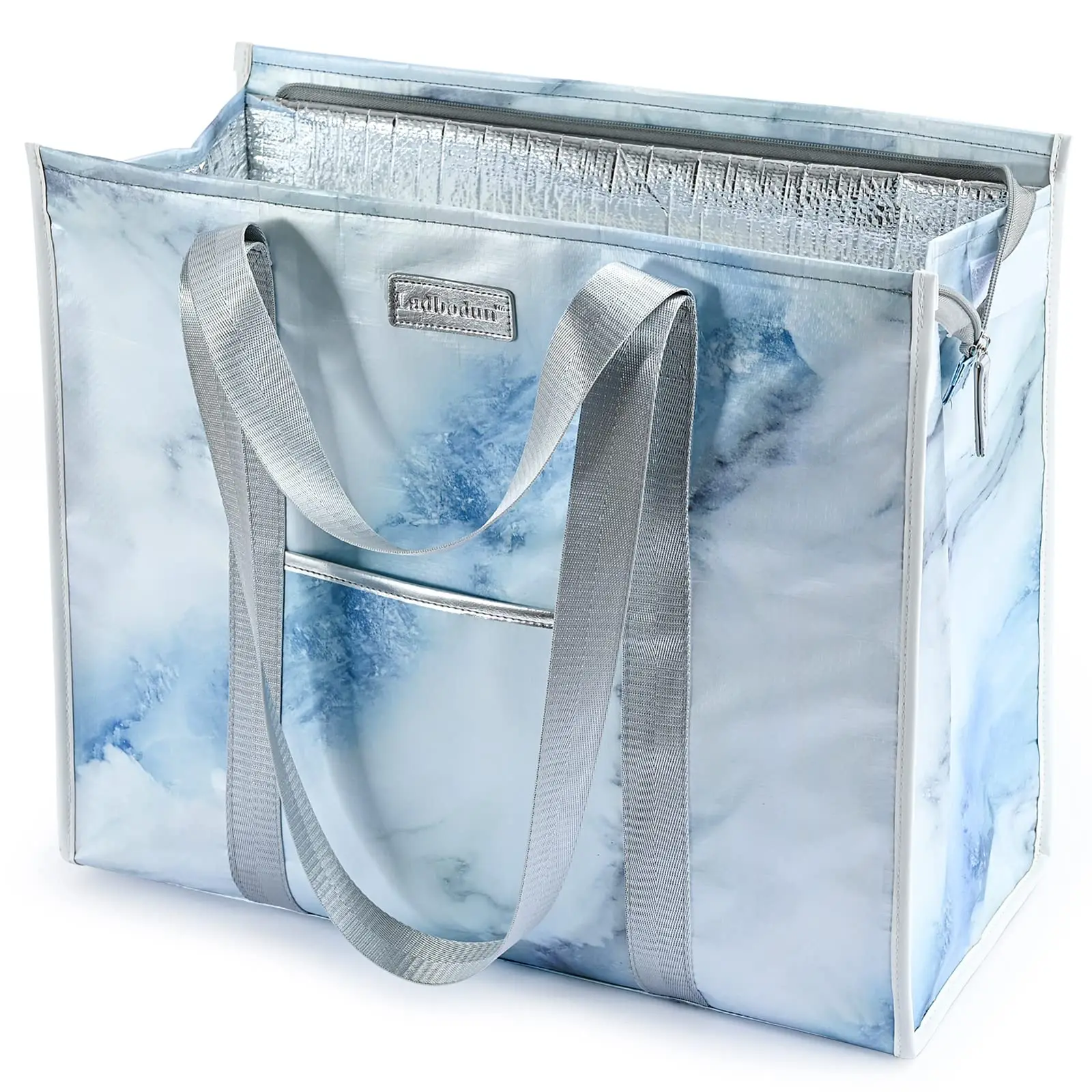 Extra Large Heavy Duty Insulated Reusable Tote Grocery Thermal Shopping ...