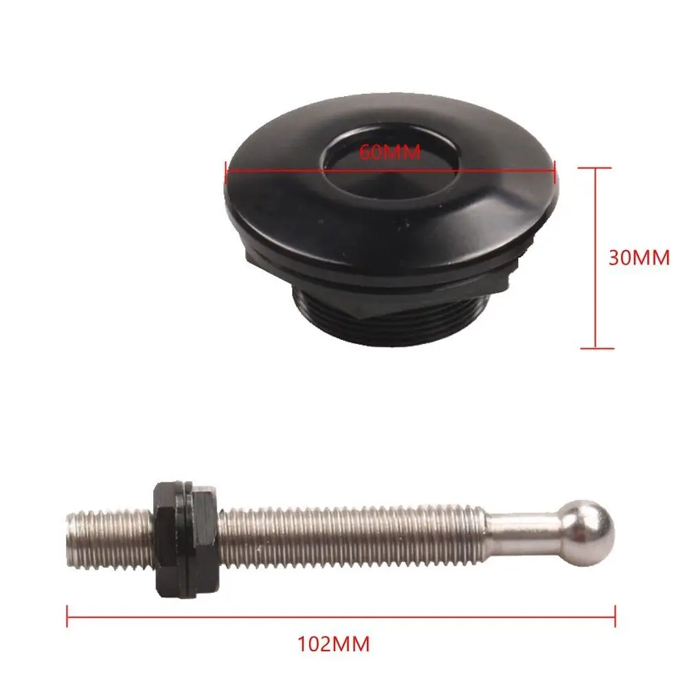 Universal 60mm Push Button Quick Release Hood Bonnet Pins Lock Clip Car ...