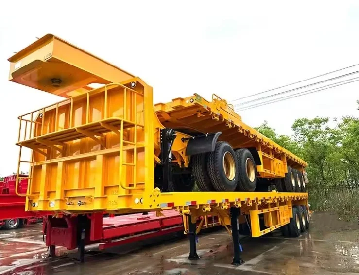 B-Double 20FT 40FT Container Cargo Superlink Interlink Flatbed Semi ...