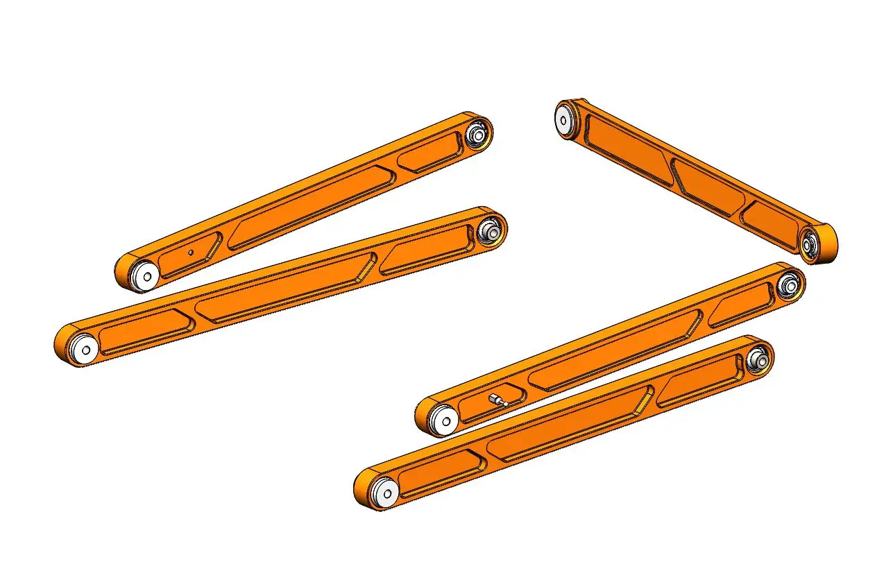 For Gen 3 Ford Raptor F150 Rear Link Kit Will Replace All 5 Rear ...