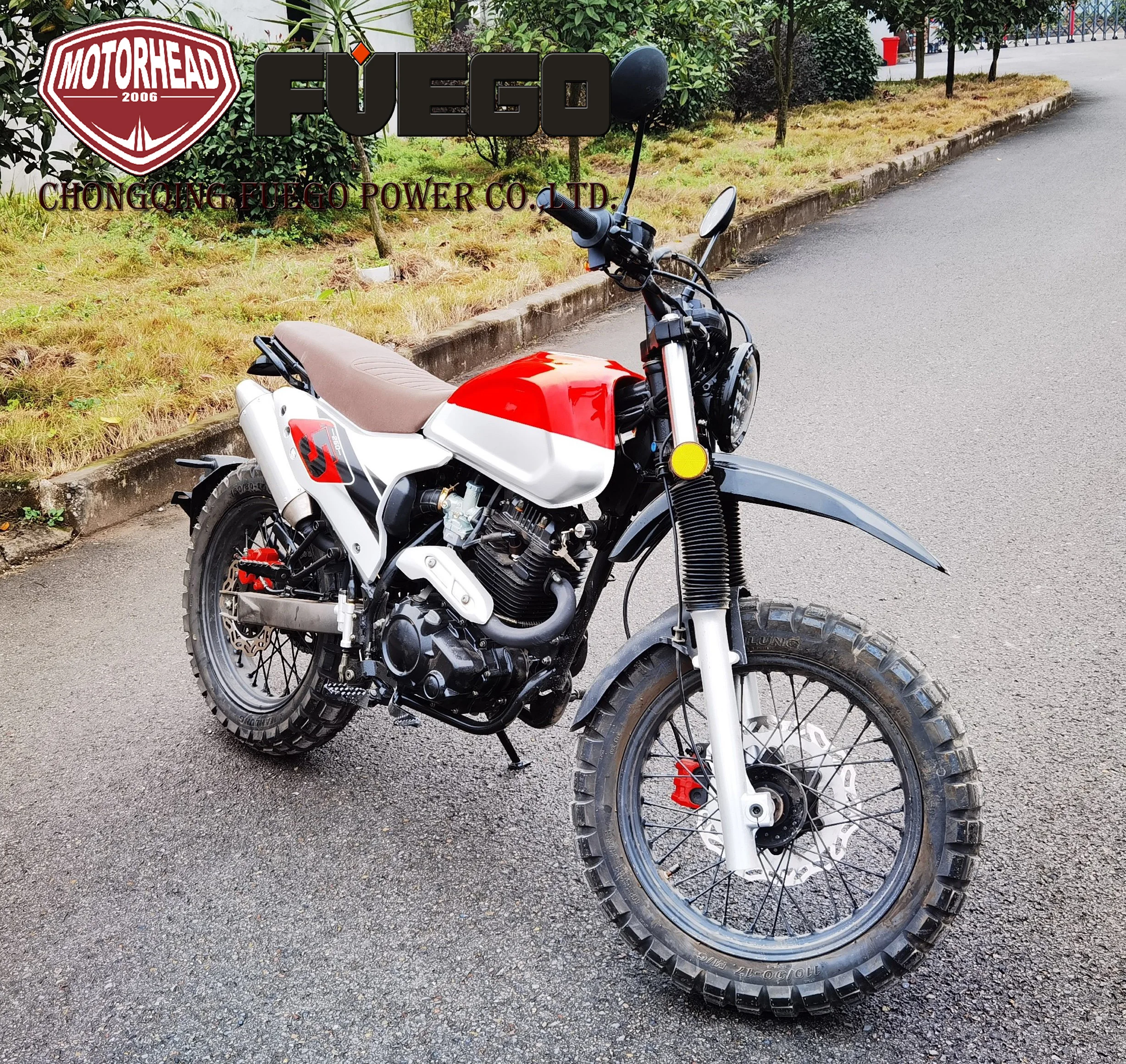 FUEGO 250cc Retro Motorcycle with LONCIN Engine - Stylish Vintage ...