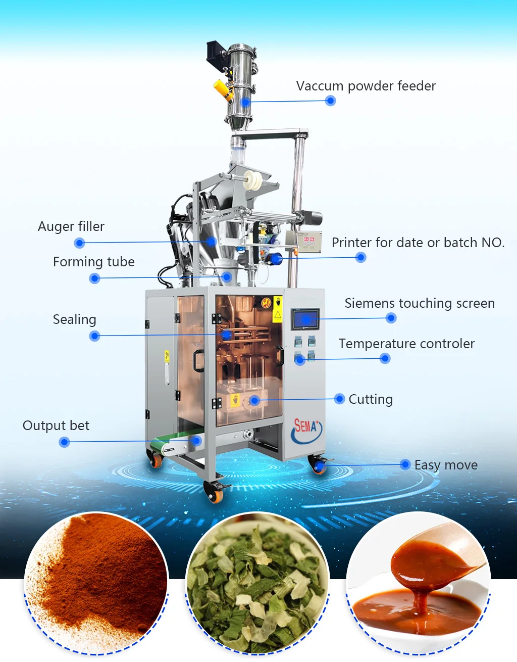 Automatic Powder Sachet Form Fill Seal Mono Dose Sachet Packing Machine ...